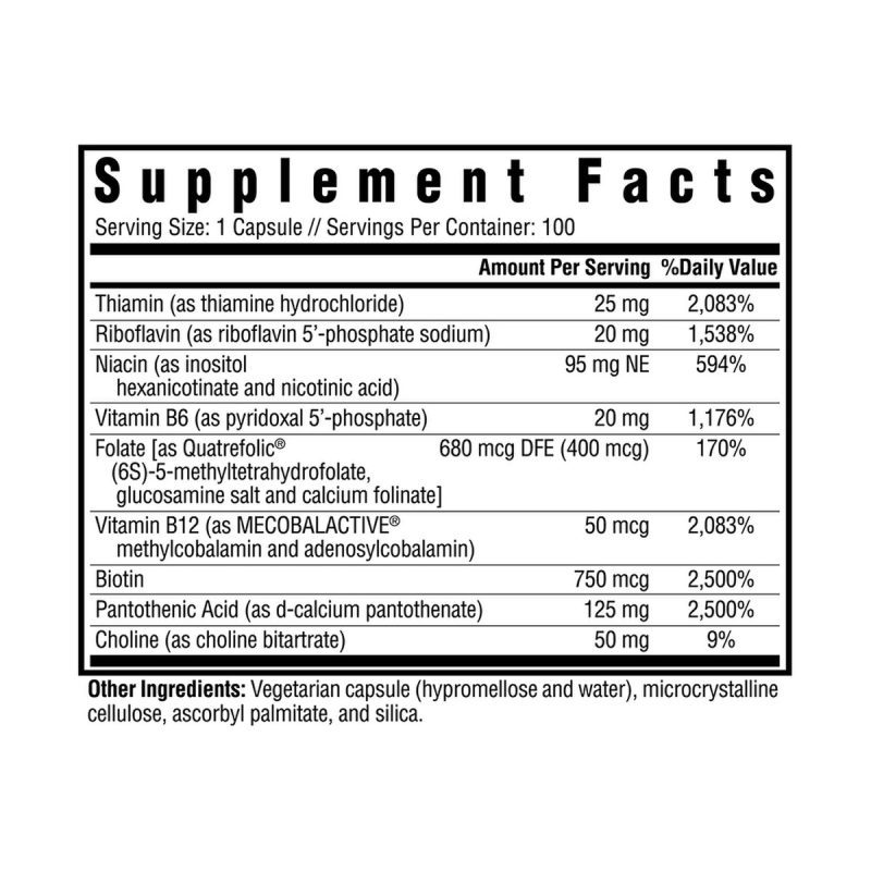 Seeking Health's B Complex Plus - 100 caps - Fairfield Nutrition Shop
